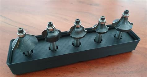 Gridfinity Router Bit Tray By Schenk Download Free Stl Model