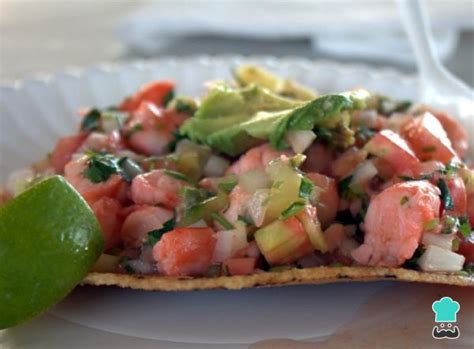 Ceviche de camarón estilo Sinaloa Fácil