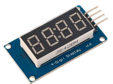 Tm1637 4 Bits Digital Tube Led Display Module With Clock Display For