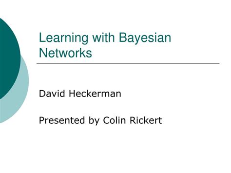 PPT Learning With Bayesian Networks PowerPoint Presentation Free