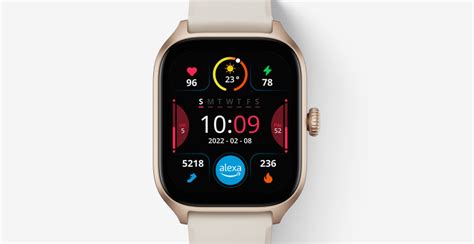 Умные часы Amazfit GTS 4 коричневый : купить по выгодной цене в ...