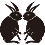 夕波兎紋ゆうなみうさぎ家紋のいろは