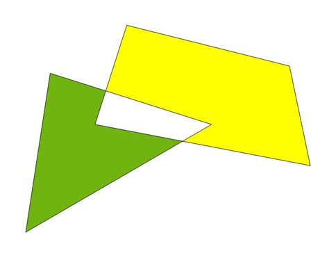 Removing Overlapping Part Of Polygons Using Qgis Geographic