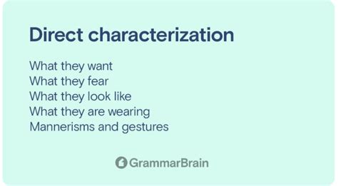 What Is Direct Characterization Definition Examples How To Use