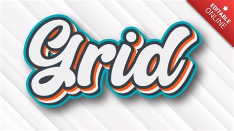 Grid Editable September With Layered Color Combination Style Text Effect Generator