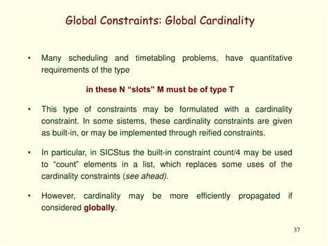 Ppt Global Constraints Generalised Arc Consistency Powerpoint Presentation Id