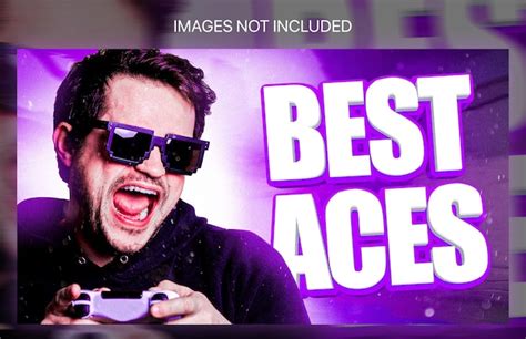 Premium Psd Psd Gaming Thumbnail Template Best Aces