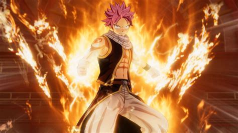 Natsu Dragneel 3d Fire Dragon Slayer Anime Wallpaper Background Free