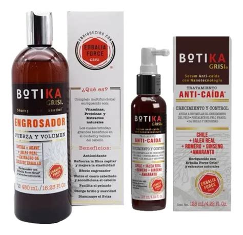 Kit Shampoo Botika Con Serum Engrosador Y Anti Caída Mercadolibre