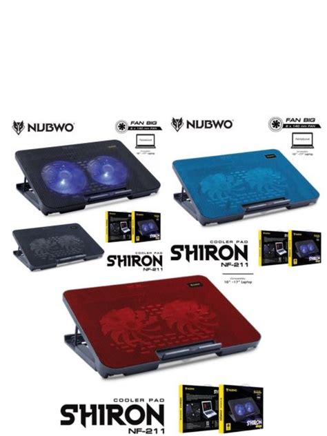 Nubwo🚀พัดลมระบายความร้อนโน๊ตบุ๊ค Notebook Cooler รุ่น Nf 211 Primaxx