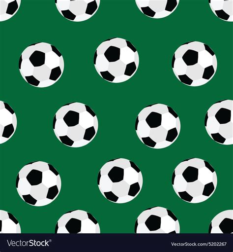 Soccer Ball Pattern Royalty Free Vector Image Vectorstock