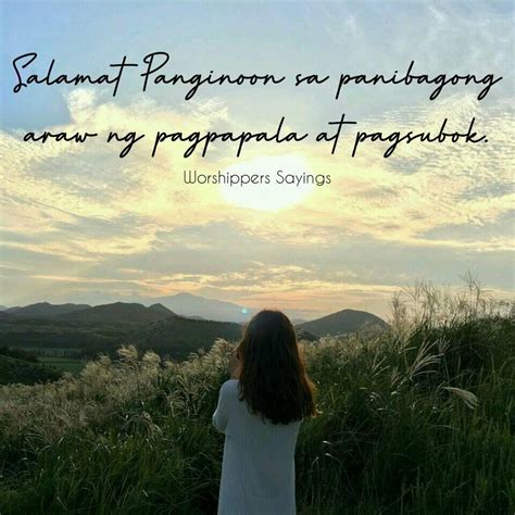 Salamat Panginoon Sa Panibagong Araw Worshippers Sayings Facebook