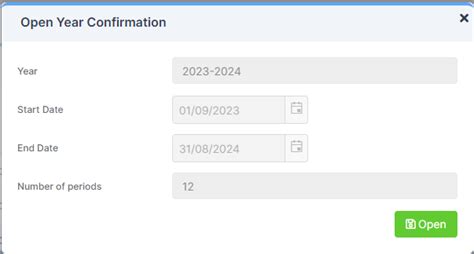 How To Create A New Financial Year In Mat Finance Bromcom Documentation Centre