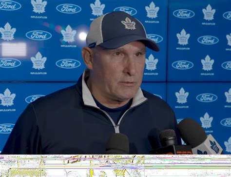 Craig Berube On Nylander Power Play And Line Chemistry Toronto Sports Pulse