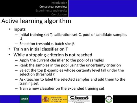 PPT ACTIVE LEARNING USING CONFORMAL PREDICTORS APPLICATION TO IMAGE CLASSIFICATION PowerPoint