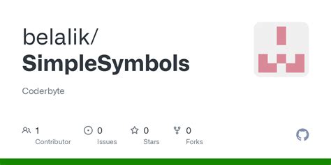 Github Belalik Simplesymbols Coderbyte