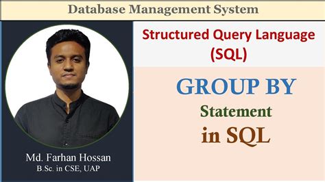 Lec: 75 | GROUP BY Statement | SQL | DBMS | Bangla Tutorial - YouTube