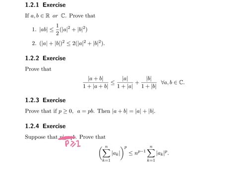 Solved 121 Exercise If Ab∈r Or C Prove That 1