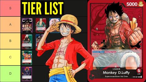 One Piece Card Game Tier Deck List Upgraded Starter Deck Luffy Hot Sex Picture