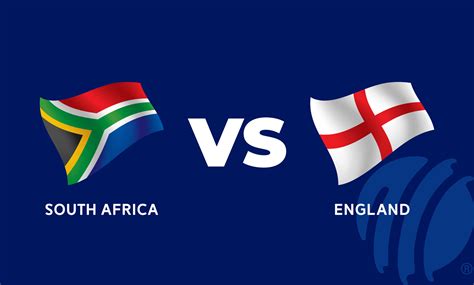 South Africa Vs England Cricket Match Template 49302373 Vector Art At