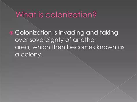 Colonization Vs Globalization Santiago Ussa Ppt