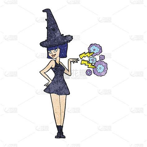 卡通万圣节女巫