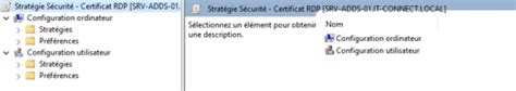 Windows Server Et Adcs Ajouter Un Certificat Pour Les Connexions Rdp