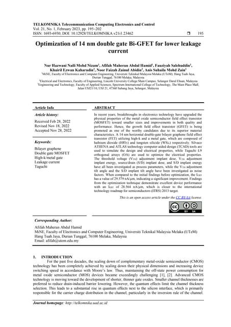 Introduction To Silvaco And Mosfet Simulation Technique Pptx