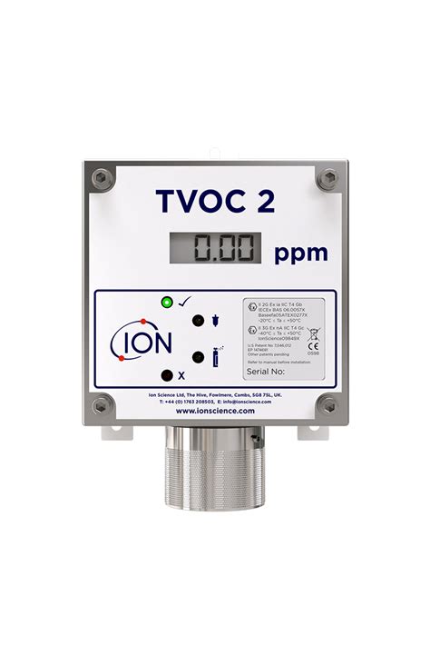 Continuous Voc Gas Detector Ion Science