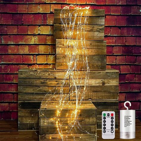 Sunicol Led Lichterkette 2m 10 Stränge200 Leds 8 Modi Wasserdicht