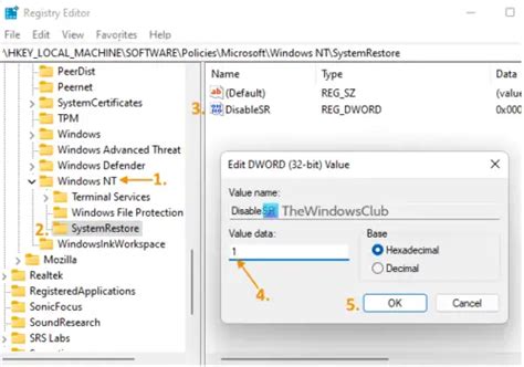 How To Turn Off System Restore In Windows 1110