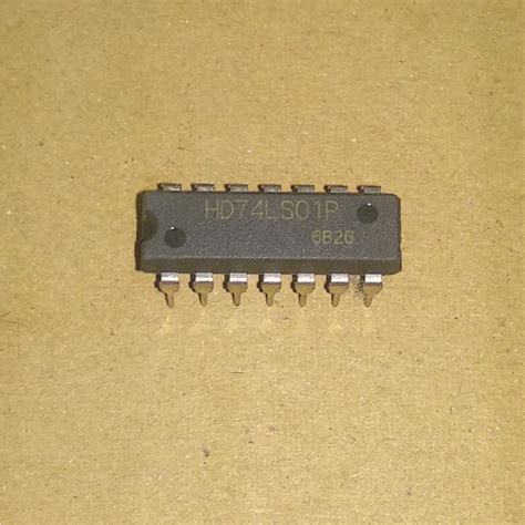 Ic 74ls01 Series 7401 Dm74ls01 Hd74ls01 Sn74ls01 Ttl Sn74ls01n
