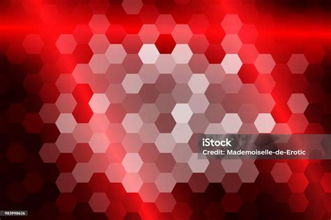 밝은 붉은 색 육각 배경입니다 벡터 일러스트 레이 션 드에 대 한 0명에 대한 스톡 벡터 아트 및 기타 이미지 0명 곡선 깨끗한 Istock