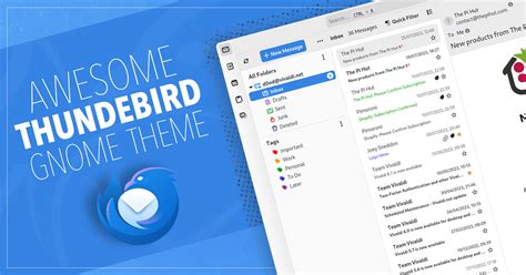Thunderbird User Who Loves Gnome Check Out This Theme Omg Linux