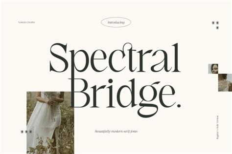 Spectral Bridge Font Free Font