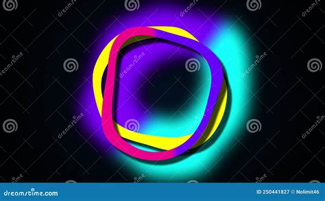 Wiggle Colorful Circles Stock Video Video Of Radial 250441827