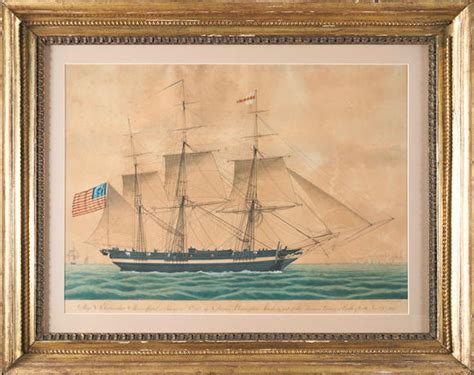 Bonhams Skinner Jakob Petersen Danish 1774 1854 C 1812 Ship