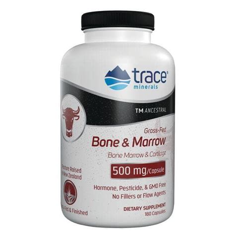 Trace Grass Fed Bone And Marrow 500 Mg 180 Caps Swanson®