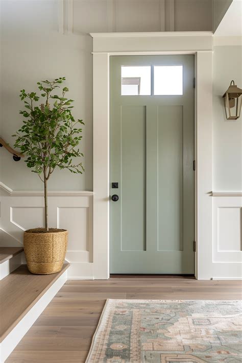 Sage Green Interior Door Ideas Quiet Minimal