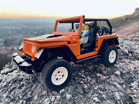 Lego Moc Jeep Wrangler By Gyenesvi Rebrickable Build With Lego