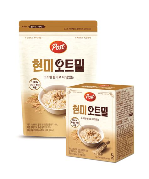 동서식품 ‘포스트 현미 오트밀 출시 아시아엔 The Asian