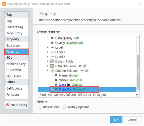 using the column selector ignition user manual