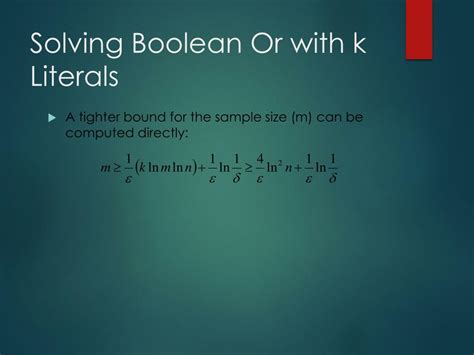 Ppt The Pac Model And Occams Razor Powerpoint Presentation Free Download Id1458444