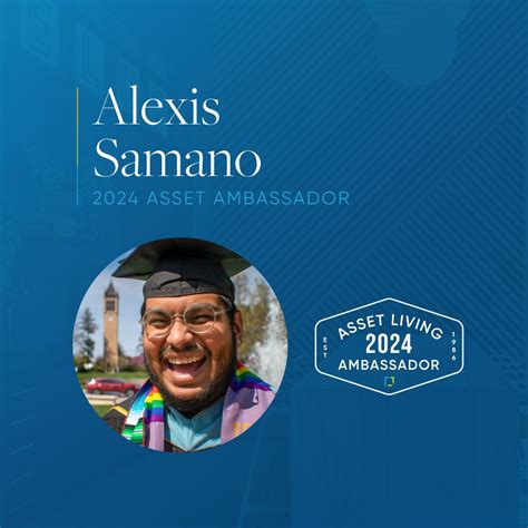 Assetambassador Alexis Samano M Ed