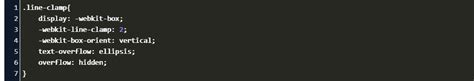 Css Line Clamp Code Example