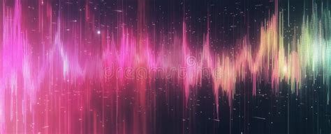 In The Realm Of Cyberspace A Digital Data Pattern Forms An Abstract Network Surface