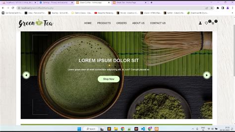 Complete Green Coffee Shop Website Tutorial Using HTML CSS JS