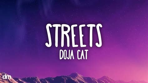 Doja Cat Streets Lyrics Youtube Music