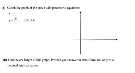 solved a sketch the graph of the curve with parametric