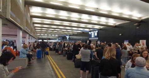 Travel Chaos At Manchester Airport After Major Power Cut Halts All